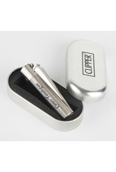 TrendBox Kişiye Özel Clipper Çakmak Metalik TrendBox Kişiye Özel Clipper Çakmak Metalik