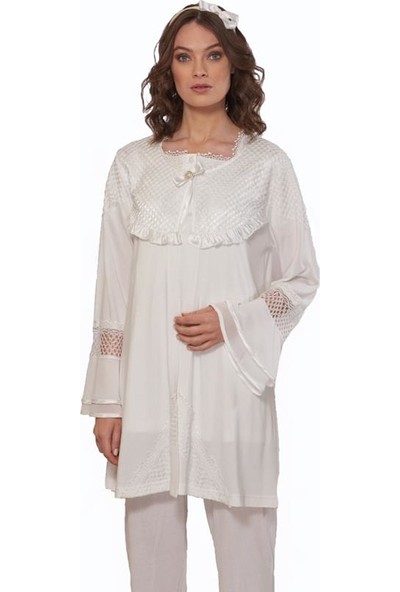 Emose 3924 Lohusa-Hamile KısaKol 3 lü Pijama Takım