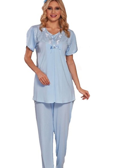 Emose 3968 Lohusa-Hamile KısaKol Pijama Takım