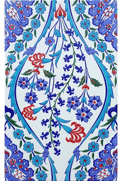 Armada Çini 25X40 Cm Sp 418 Göbekli Kütahya İznik Çini Seramik Karo Modelleri