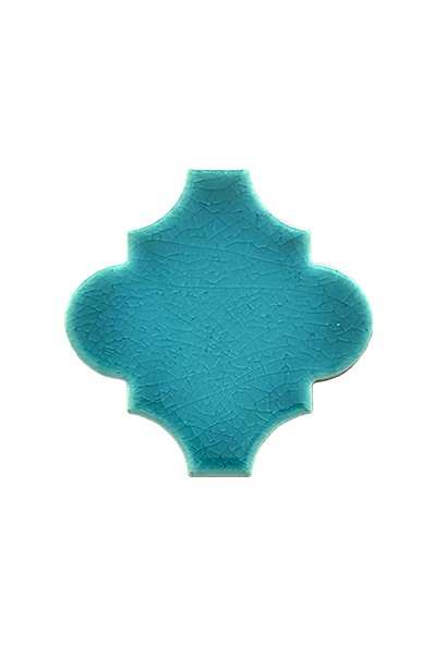 Armada Çini Pd 155 10X10 Krakleli Turkuaz Büyük Arabesk Modern Porselen Çini Karo Armada Çini Pd 155 10X10 Krakleli Turkuaz Büyük Arabesk Modern Porselen Çini Karo