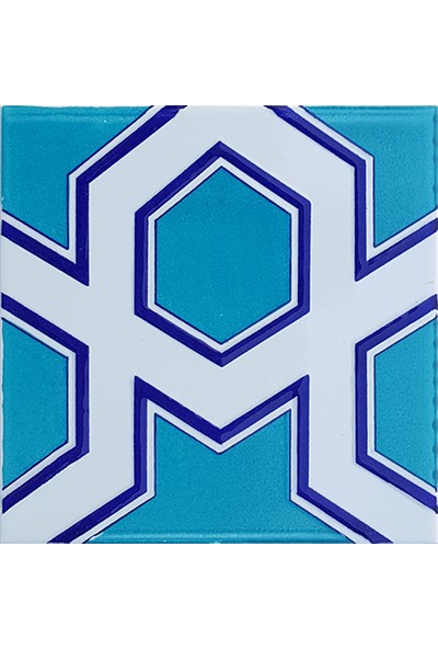 Armada Çini 20X20 Cm Sp 98-V Yıldız Desenli Kütahya İznik Çini Karo Seramik Fayans Modeli Armada Çini 20X20 Cm Sp 98-V Yıldız Desenli Kütahya İznik Çini Karo Seramik Fayans Modeli