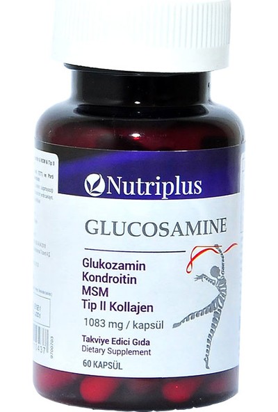 Nutriplus Glukozamin Kondroitin 60 Kapsül Nutriplus Glukozamin Kondroitin 60 Kapsül