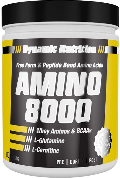 Dynamic Nutrition Amino 8000 300 tablet Dynamic Nutrition Amino 8000 300 tablet