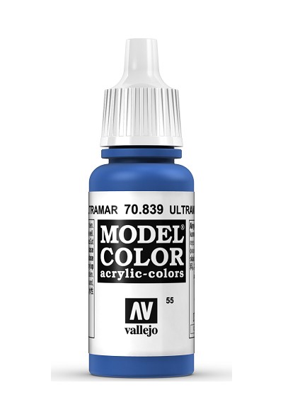 Vallejo Modelcolor 17Ml 055-839 Ultramarıne Vallejo Modelcolor 17Ml 055-839 Ultramarıne