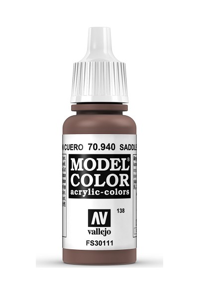 Vallejo Modelcolor 17Ml 138-940 Saddle Brown Vallejo Modelcolor 17Ml 138-940 Saddle Brown