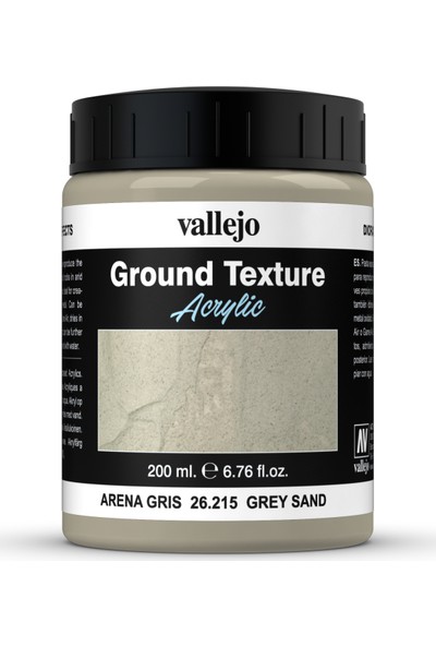 Vallejo Ground Texture Grey Sand 26.215 200 Ml Vallejo Ground Texture Grey Sand 26.215 200 Ml
