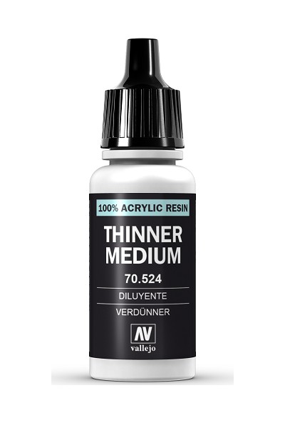 Vallejo Thınner Medıum 70.524 17Ml