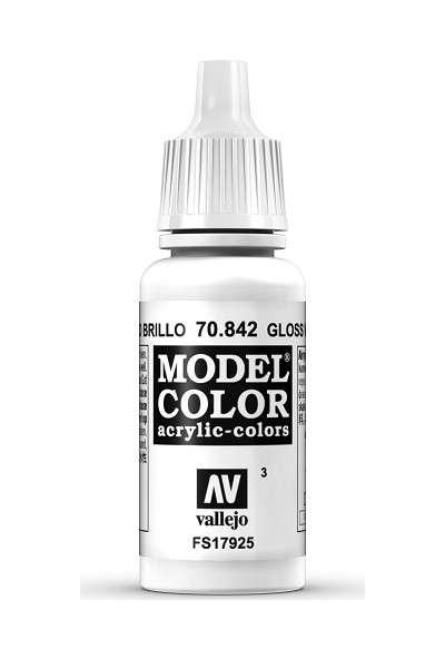 Vallejo Modelcolor 17Ml 003-842 Gloss White Vallejo Modelcolor 17Ml 003-842 Gloss White