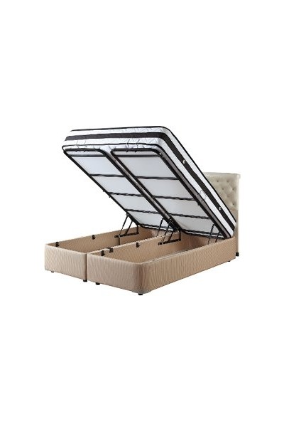 Belletto Çift Kişilik Sandıklı Kumaş Baza 150 x 200 cm