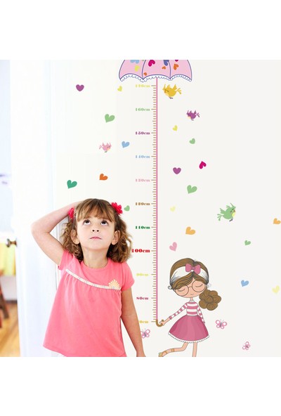 Crystal Kids Kız Çocuk Odası Dekorasyonu Boy Ölçen Duvar Dekoru Sticker Crystal Kids Kız Çocuk Odası Dekorasyonu Boy Ölçen Duvar Dekoru Sticker