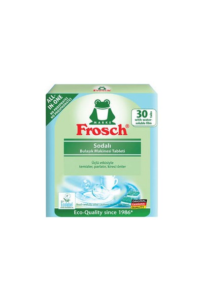 Frosch Sodalı Bulaşık Makinesi Tableti 30 Tablet Frosch Sodalı Bulaşık Makinesi Tableti 30 Tablet