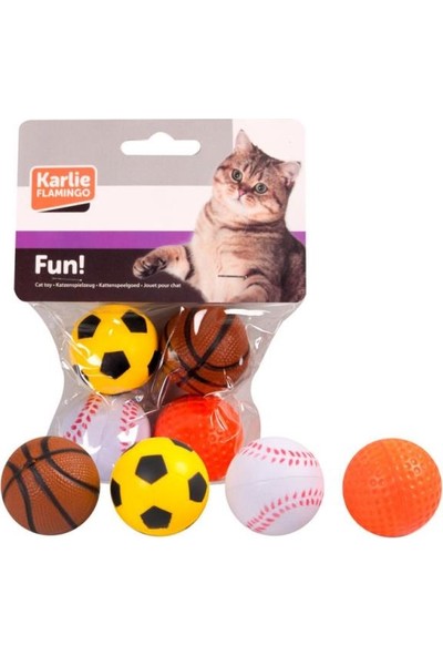 Karlie Sünger Top Oyuncak 4 cm 4Lü