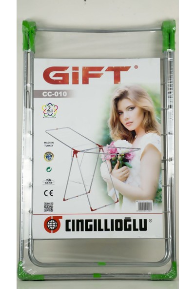 Çingillioğlu CC-010 Gift Çamaşır Kurutmalık Yeşil