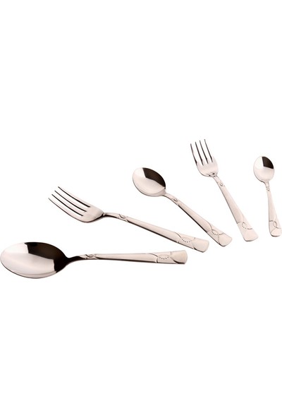 Menzir Defne Çelik Tatlı Çatal - Tatlı Çatalı 6'Li