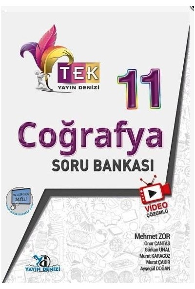Yayın Denizi 11. Sınıf TEK Serisi Video Çözümlü Coğrafya Soru Bankası Yayın Denizi 11. Sınıf TEK Serisi Video Çözümlü Coğrafya Soru Bankası