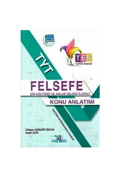 Yayın Denizi TYT Felsefe TEK Serisi Konu Anlatımı Cep Kitabı - Ergün İçöz Yayın Denizi TYT Felsefe TEK Serisi Konu Anlatımı Cep Kitabı - Ergün İçöz