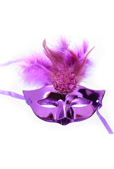 PartiBulutu Balo Maske Mor Rugan