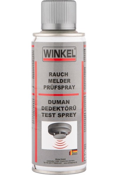 Winkel 150209 Duman Dedektörü Test Spreyi 200 ml. Winkel 150209 Duman Dedektörü Test Spreyi 200 ml.