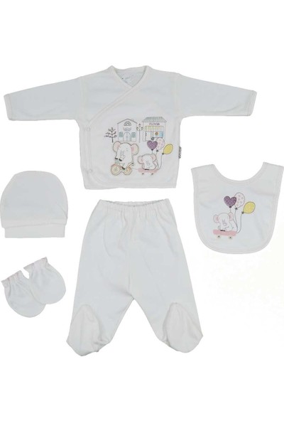 Bebitof 858 5'li Bebek Hastane Çıkış Seti