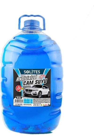 Solites 5 Lt -45 Antifirizli Cam Suyu Kışlık Donmaz Solites 5 Lt -45 Antifirizli Cam Suyu Kışlık Donmaz
