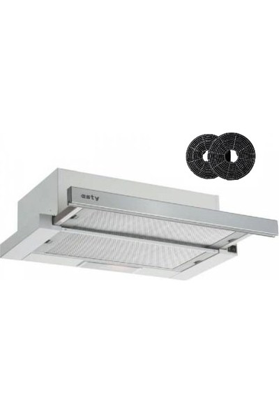 Esty 1350 inox Çift Motorlu Çift Filtreli Aspiratör Esty 1350 inox Çift Motorlu Çift Filtreli Aspiratör