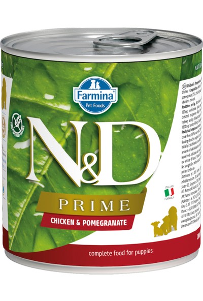 N&D Prime Puppy Tavuklu Narlı Yavru Köpek Konservesi 285 Gr N&D Prime Puppy Tavuklu Narlı Yavru Köpek Konservesi 285 Gr