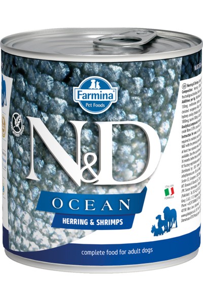 N&D Ocean Ringa Balığı & Karides Köpek Konservesi 285 gr N&D Ocean Ringa Balığı & Karides Köpek Konservesi 285 gr