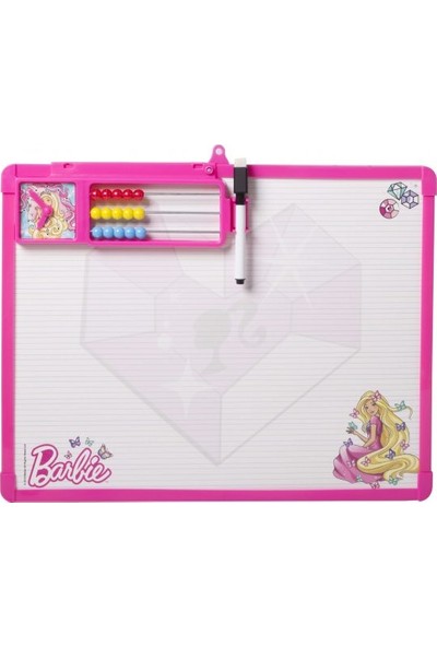 Barbie Lisanslı Abaküslü Eğitici Çocuk Yazı Tahtası Barbie Lisanslı Abaküslü Eğitici Çocuk Yazı Tahtası
