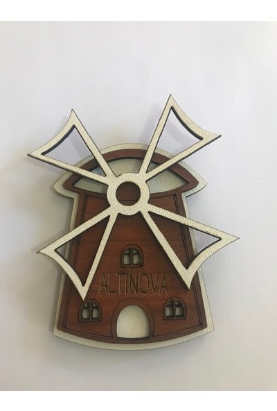 Ahşap Yel Değirmeni Buzdolabı Süsü Magnet Ahşap Yel Değirmeni Buzdolabı Süsü Magnet