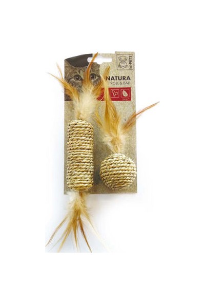 M-Pets 71097 Hasır Catnip (Kedi Otu) Karışık Kedi Oyuncağı (2li Paket)
