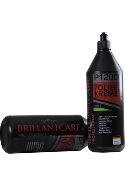 BrillantCare Profesyonel NanoTec 2 İN 1 P1200 Siyah Araçlara Kalın Pasta 423809 BrillantCare Profesyonel NanoTec 2 İN 1 P1200 Siyah Araçlara Kalın Pasta 423809