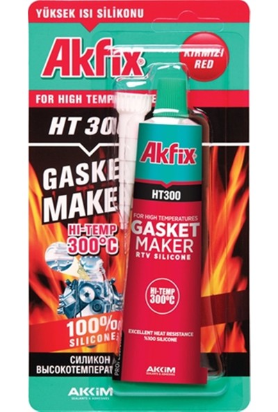 Akfix HT300 Yüksek Isı Silikonu 422734 Akfix HT300 Yüksek Isı Silikonu 422734