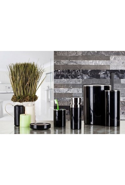 Primanova Lenox Siyah 5 Parça Banyo Seti Primanova Lenox Siyah 5 Parça Banyo Seti