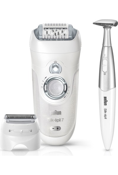 Braun Silk-épil 7 7-561 Islak ve Kuru Kablosuz Epilatör/ Epilasyon + Bikini Bölgesi Kırpıcı Dahil 8 Adet Ekstra Braun Silk-épil 7 7-561 Islak ve Kuru Kablosuz Epilatör/ Epilasyon + Bikini Bölgesi Kırpıcı Dahil 8 Adet Ekstra