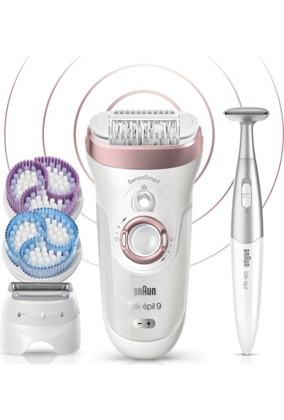 Braun Silk-Epil 9 9-980 Skinspa Sensosmart 4 in 1 Epilatör Braun Silk-Epil 9 9-980 Skinspa Sensosmart 4 in 1 Epilatör