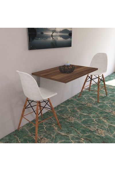 Nur Mobilya Katlanır Mutfak Masası Çalışma Masası Ceviz Nur Mobilya Katlanır Mutfak Masası Çalışma Masası Ceviz