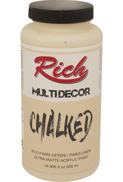 Rich Multi Decor Chalked Akrilik 500ml N:4510 Paris Keteni Rich Multi Decor Chalked Akrilik 500ml N:4510 Paris Keteni