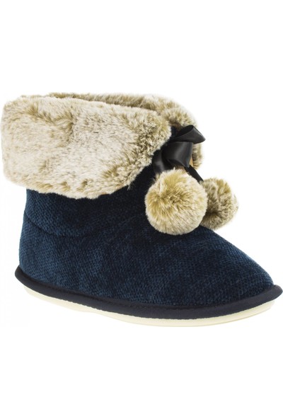 Twigy Nn0126 Tw Caden Ev Lacivert Kadın Terlik