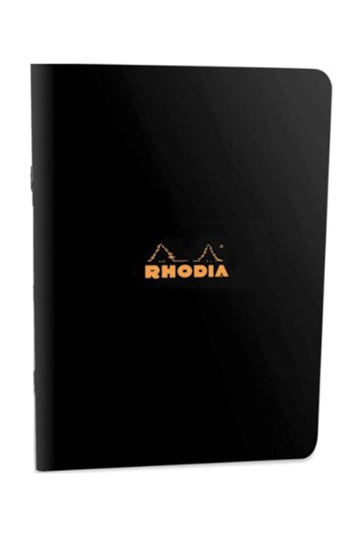 Rhodia Bsc A6 Çizgili Bloknot Siyah kpk 80gr Rhodia Bsc A6 Çizgili Bloknot Siyah kpk 80gr