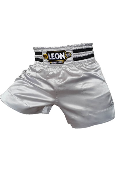 Leon Ground Kick Boks ve Muay Thai Şortu Gümüş BYL1006 Leon Ground Kick Boks ve Muay Thai Şortu Gümüş BYL1006