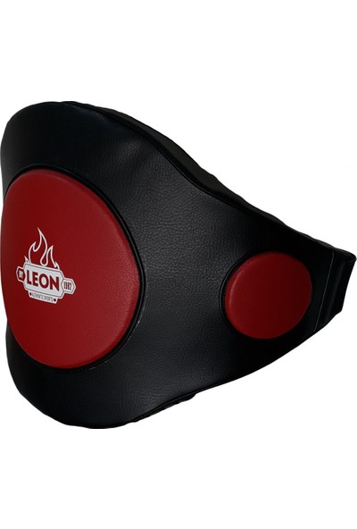 Leon Kick Boks ve Muay Thai Bel ve Karın Koruyucu Siyah Kırmızı BYL6200