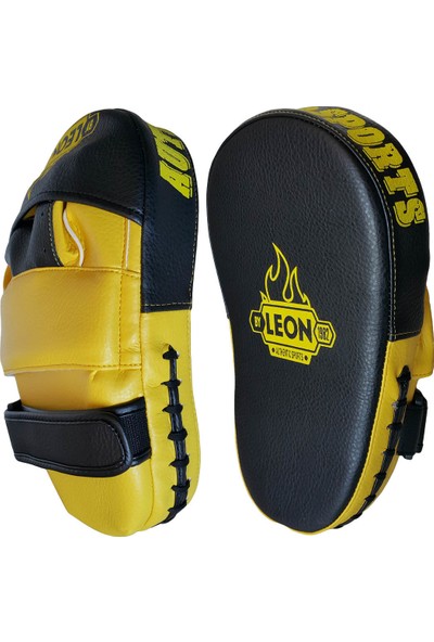 Leon Ramon Profesyonel Kick Boks ve Muay Thai El Lapası BYL4002 Siyah Sarı