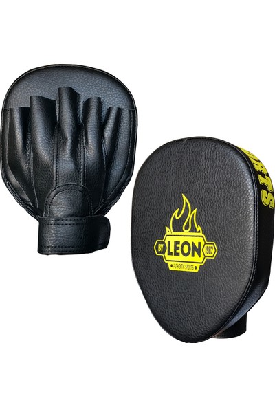 Leon Wall Parmaklı Ellik Lapa Taekwondo ve Boks Lapası BYL5007 Siyah