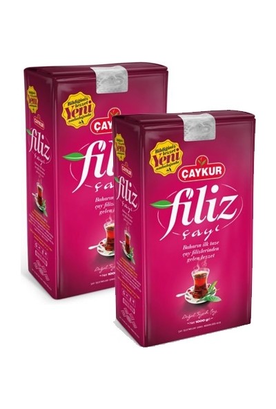 Çaykur Filiz Çay 1000 gr x 2' li Çaykur Filiz Çay 1000 gr x 2' li