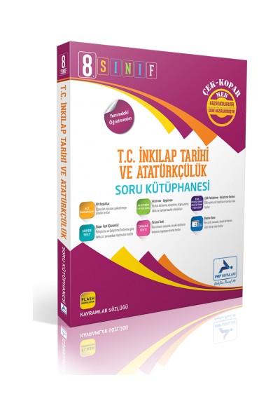 Paraf Yayınları 8.Sınıf İnkılap Tarihi Ve Atatürkçülük Soru Kütüphanesi