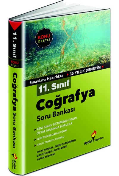 Aydın Yayınları 11.Sınıf Coğrafya Konu Özetli Soru Bankası Aydın Yayınları 11.Sınıf Coğrafya Konu Özetli Soru Bankası