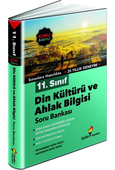 Aydın Yayınları 11.Sınıf Din Kültürü Ve Ahlak Bilgisi Konu Özetli Soru Bankası Aydın Yayınları 11.Sınıf Din Kültürü Ve Ahlak Bilgisi Konu Özetli Soru Bankası
