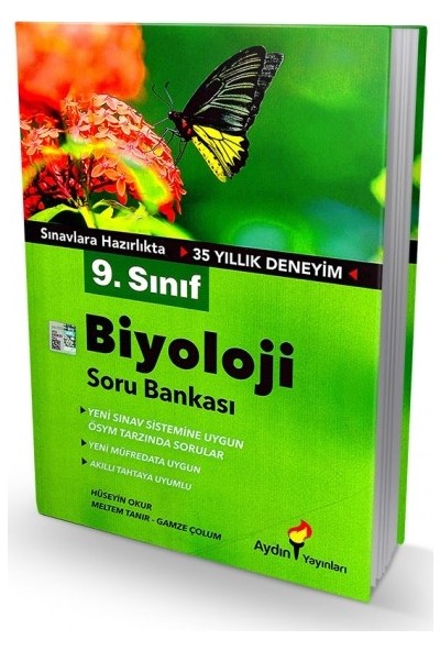 Aydın Yayınları 9.Sınıf Biyoloji Soru Bankası