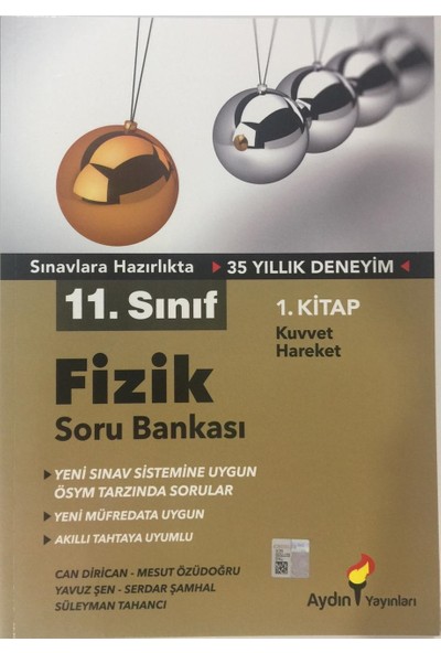 Aydın Yayınları 11.Sınıf Fizik Soru Bankası (1.Kitap)